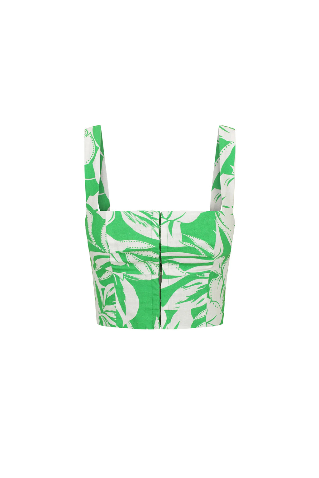 ISLA CORSET TOP | GREEN PALM – Sean Scott Boutique