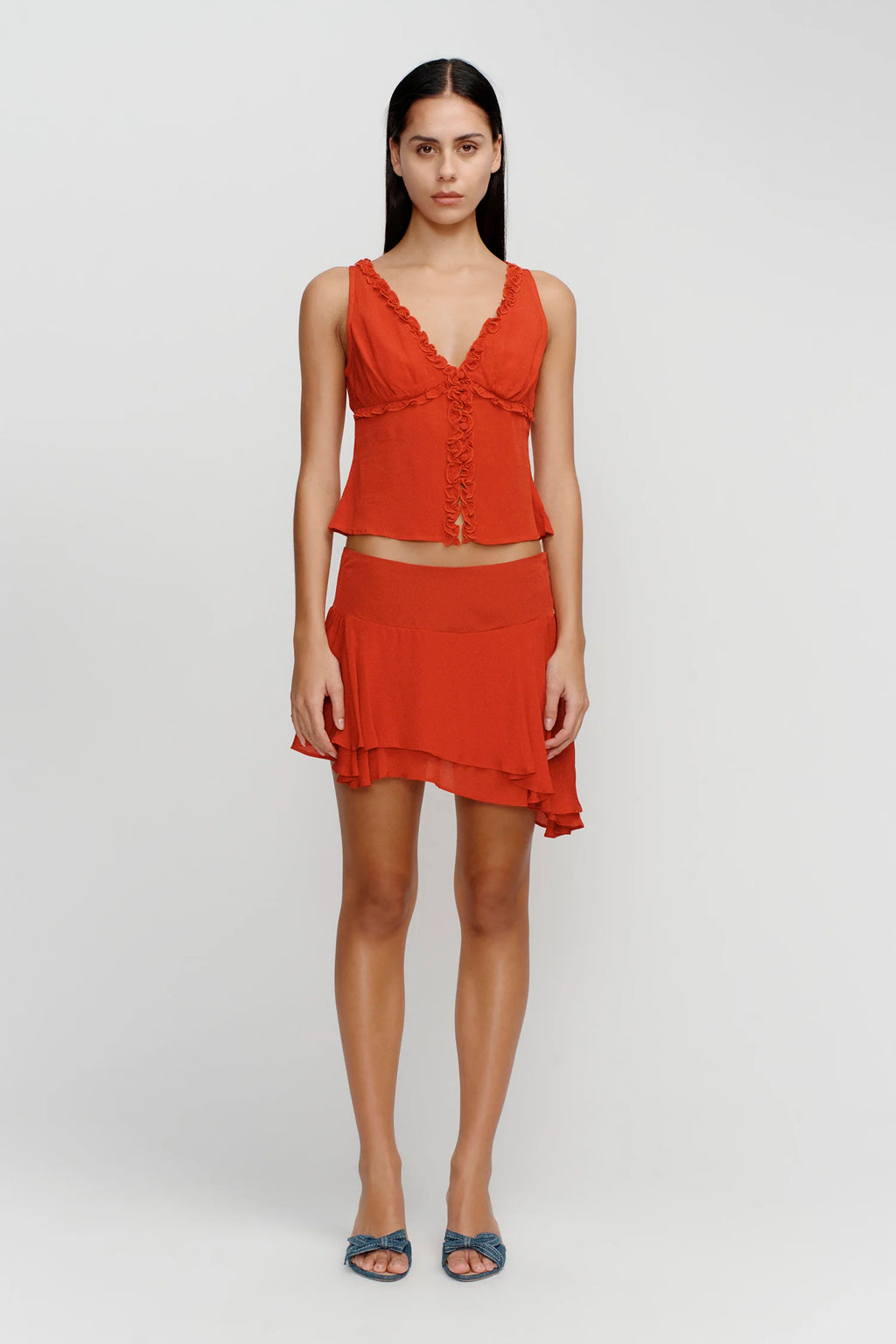 SALLY CAMI | CHERRY RED – Sean Scott Boutique